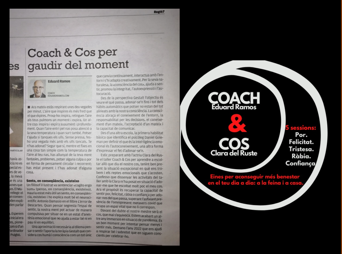 COACH & COS para celebrar el momento - EDUARD RAMOS | COACH